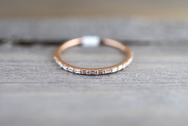 Thin baguette ring store